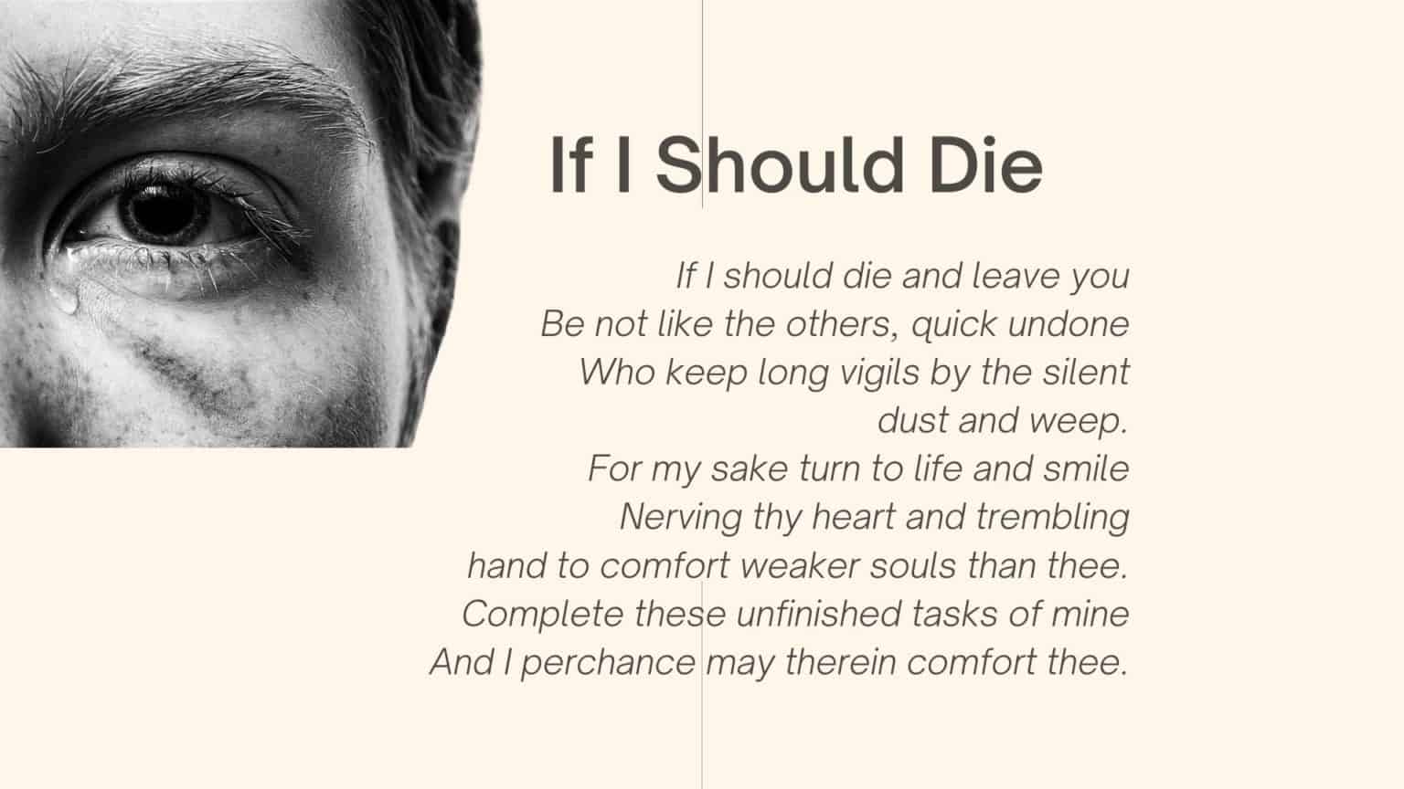 23+ Short Funeral Poems - In Loving Memory